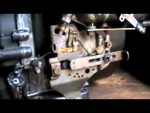 Briggs and Stratton 8HP Throttle and Governor Setup