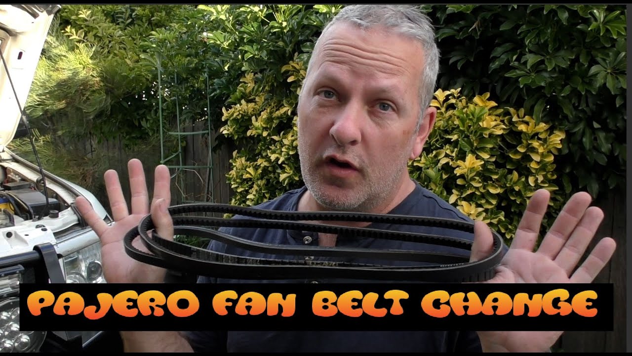 Mitsubishi Pajero Fan Belt Change