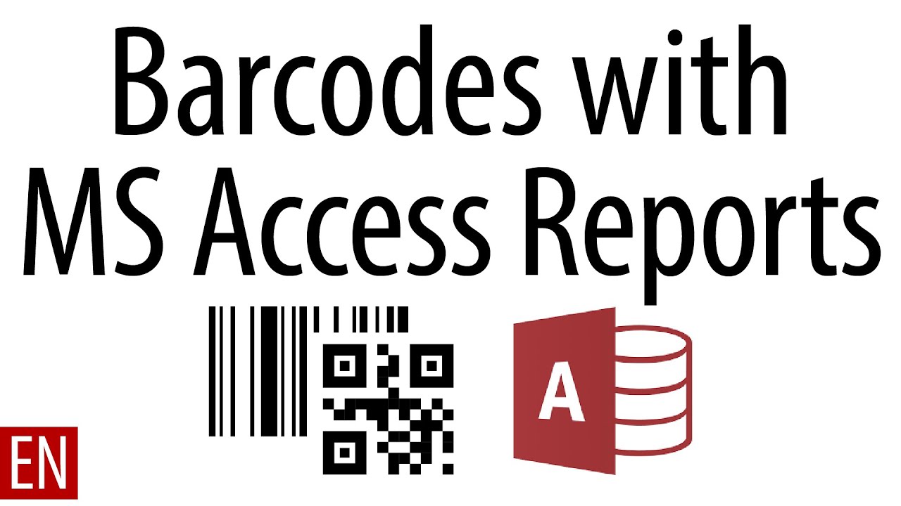 Print Barcodes with Microsoft Access Reports