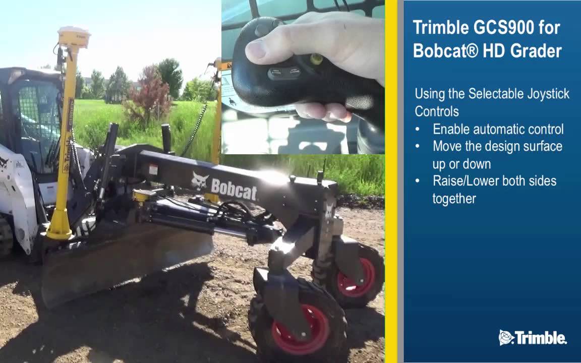 3D Grade Control Solution for Bobcat Compact Track and Skid-Steer Loaders