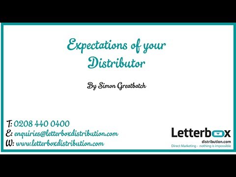 What to expect of your Leaflet Distributor