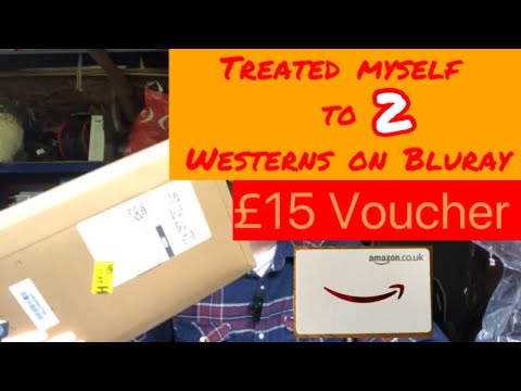 Amazon Package delivery £15 voucher I bought 📦2 bluray westerns😎
