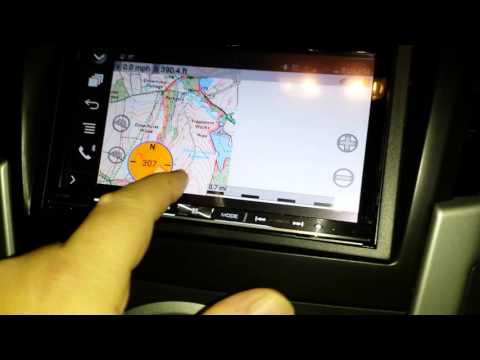 MM Tracker on a Pioneer AVIC-F70DAB