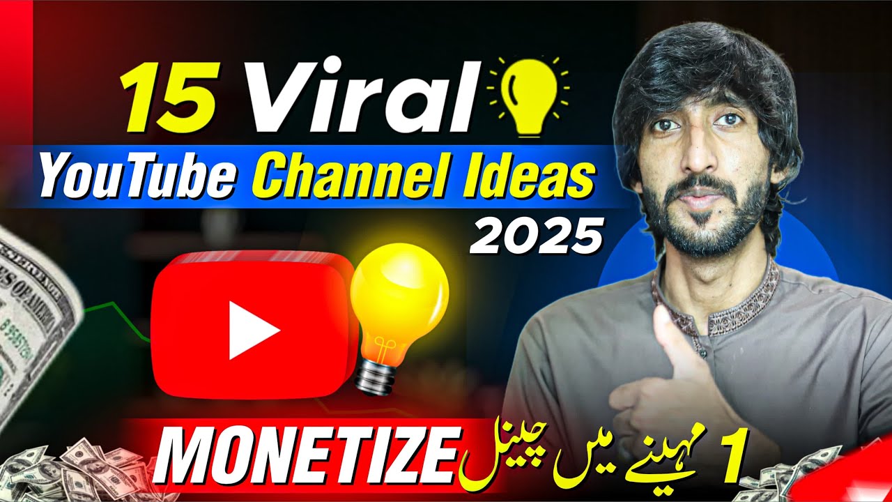 15 Youtube Channel Ideas 2025