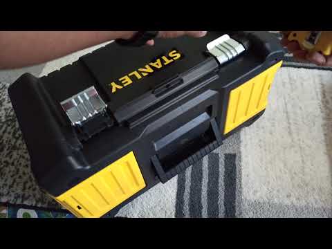 STANLEY 19" inches Tool box compared with TAPARIA 19" inches Tool boc part 1