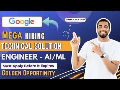 Google is hiring for Technical Solutions Engineer, AIML || Apply Now