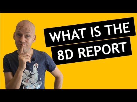 What is the 8D report? (problem solving tools)