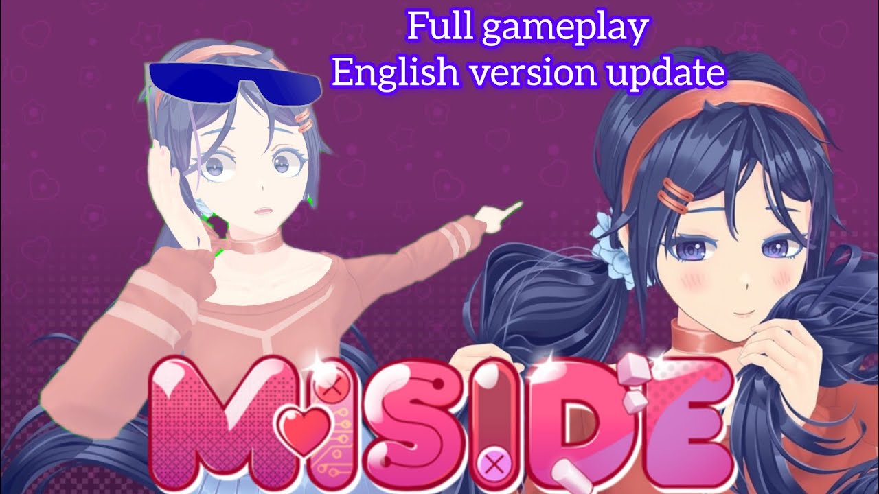 Miside Full Game English version Comparison update +endings + minigames (no commentary)