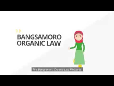 WHAT IS THE BANGSAMORO ORGANIC LAW (BOL) PLEBISCITE?