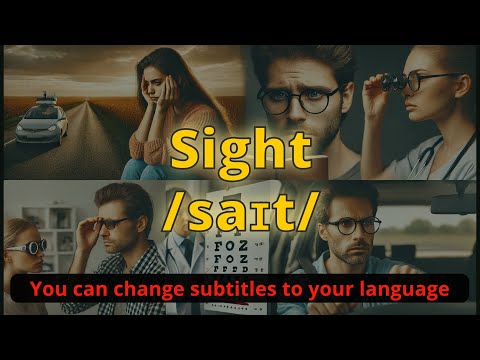 Sight meaning with 5 examples