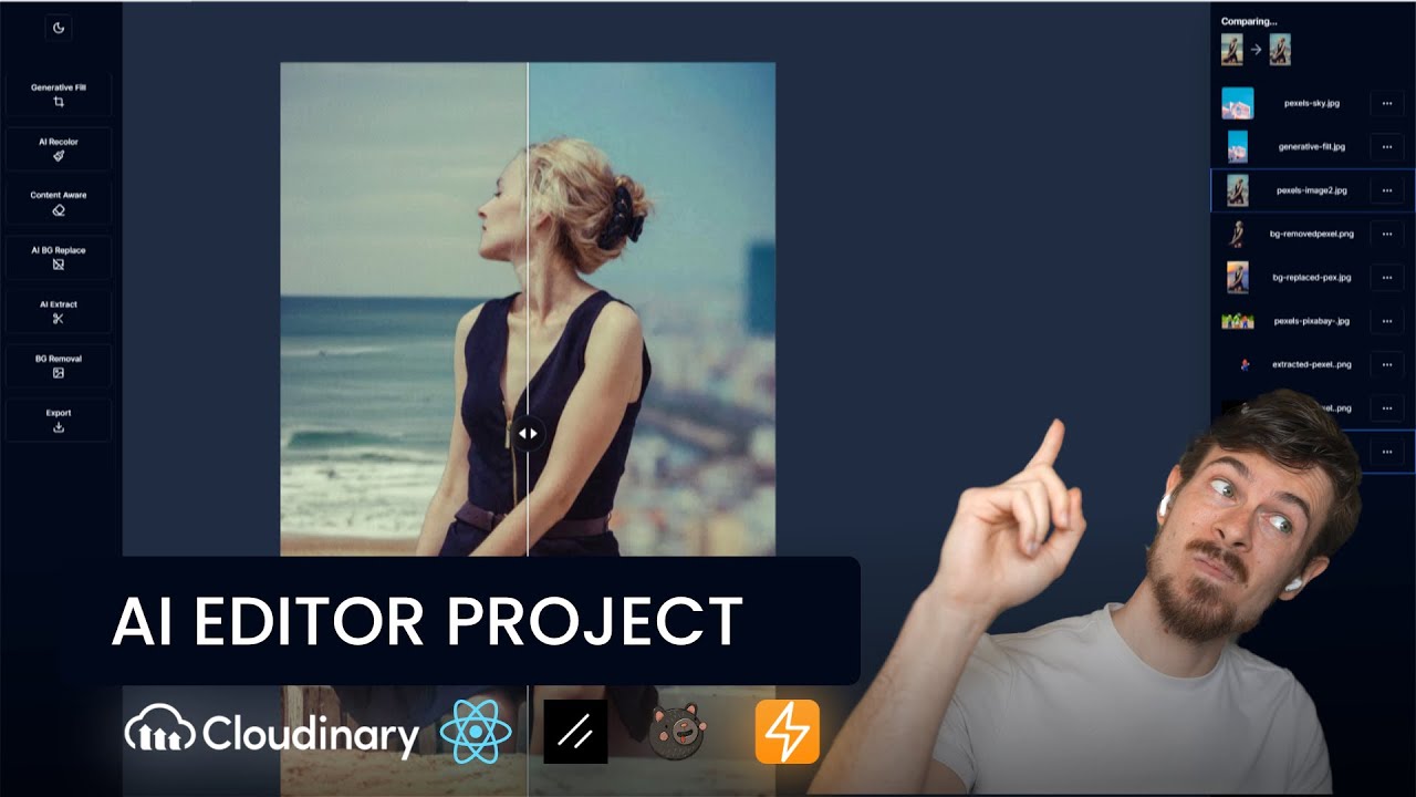 Building an AI Image and Video Editor with Next.js and Cloudinary | Galaxy.ai