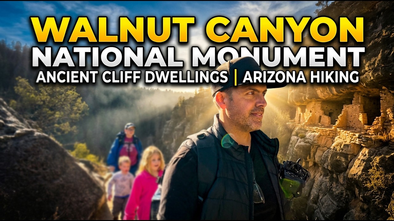 Ancient Cliff Dwellings at Walnut Canyon National Monument!