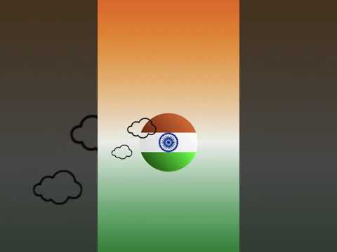 How to create animated 🇮🇳 with html and css 😃 #javascript #animation #codepen #webtip #htmlcanvas