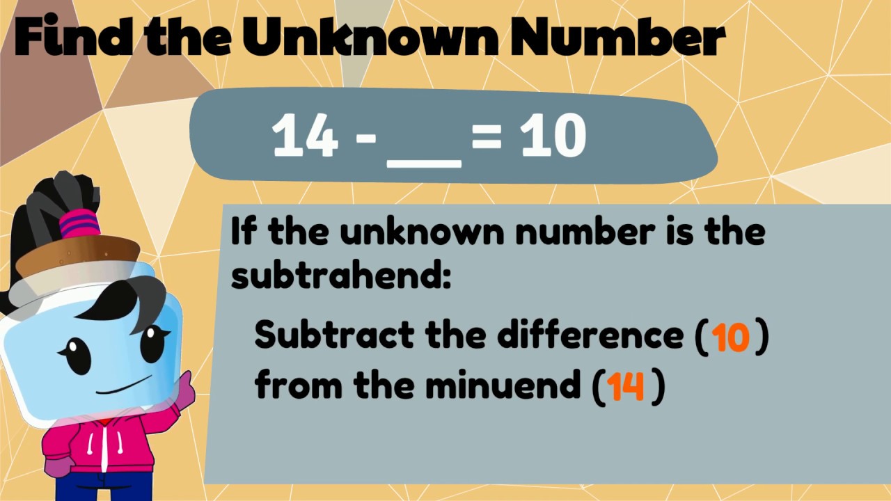 Finding the unknown number - 1st Grade Math (1.OA.8)