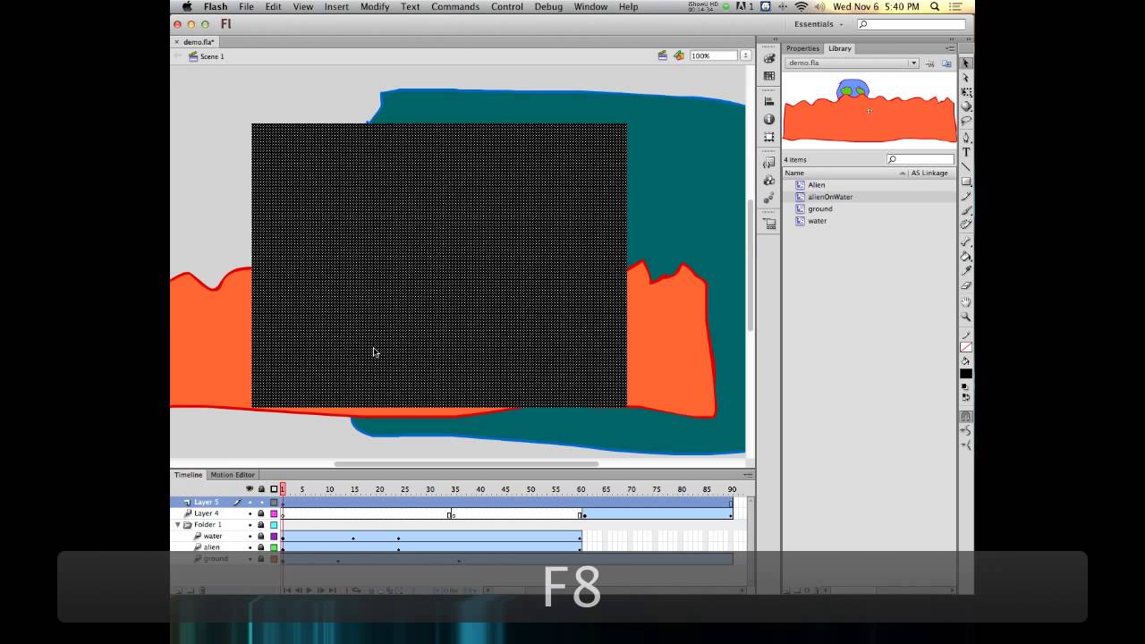 concepts flash animation techniques