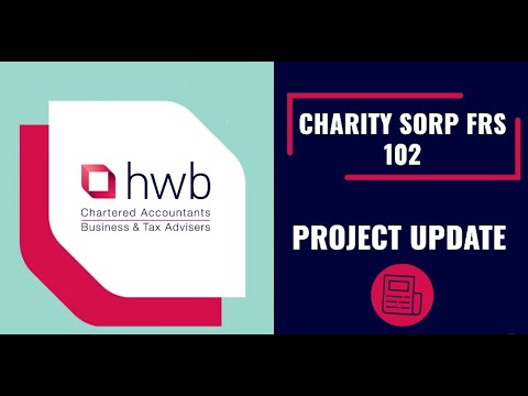 Charity SORP FRS 102 Project Update