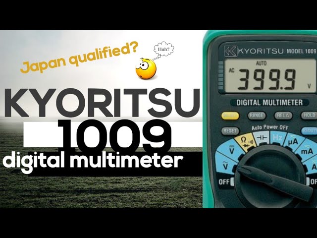 Digital Measuring Instruments - Kyoritsu Digital Multimeter MODEL 1009 ...