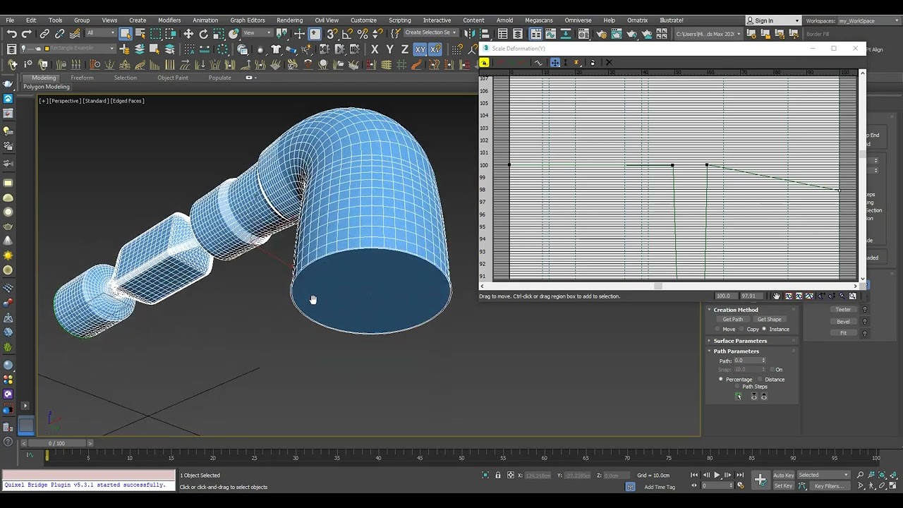 3DS Max - Compound Objects - Loft - Part 3