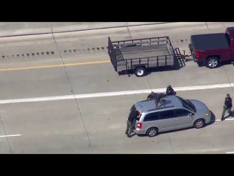 spongebob music over a police chase