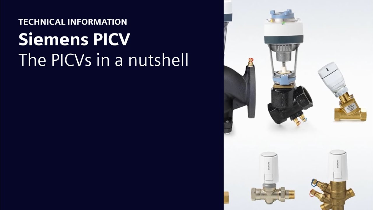 Siemens PICV – The PICVs in a nutshell