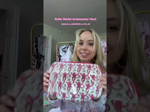 I love you Roller Rabbit! #makaylaandrews #haul #youtubehighfive #rollerrabbit #pajamas #fashion