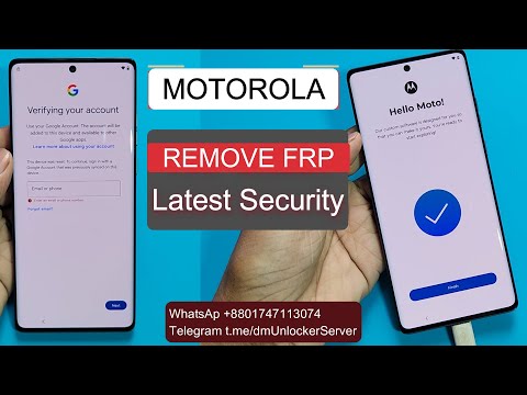 MOTO FRP Unlock 2025 | MOTOROLA FRP/Google Account Bypass Android 14/15 latest Security 2025