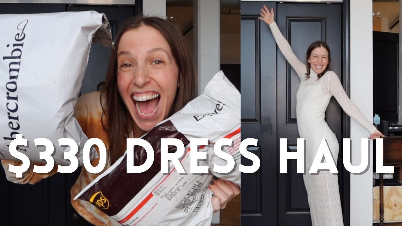 $330 #Wedding Fashion And Dress Haul: #TryOn Of 3 White Dresses