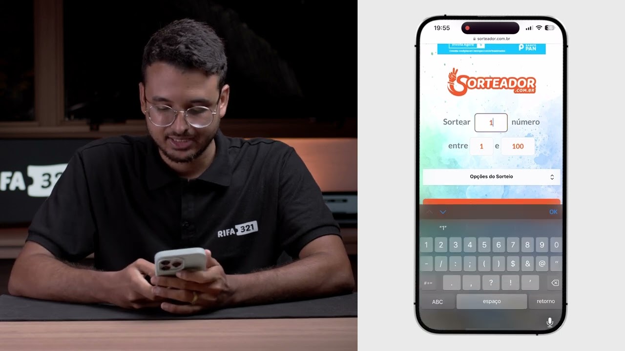 Como fazer o sorteio utilizando o 