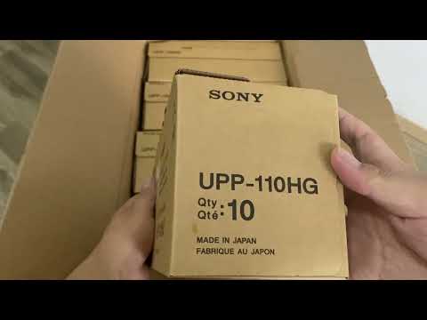 SONY 110HG Ultrasound Thermal Paper Unboxing