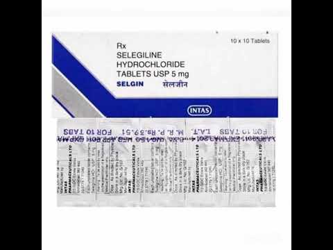 Selegiline Hydrochloride Tablets - Selgin Tablet Latest Price ...
