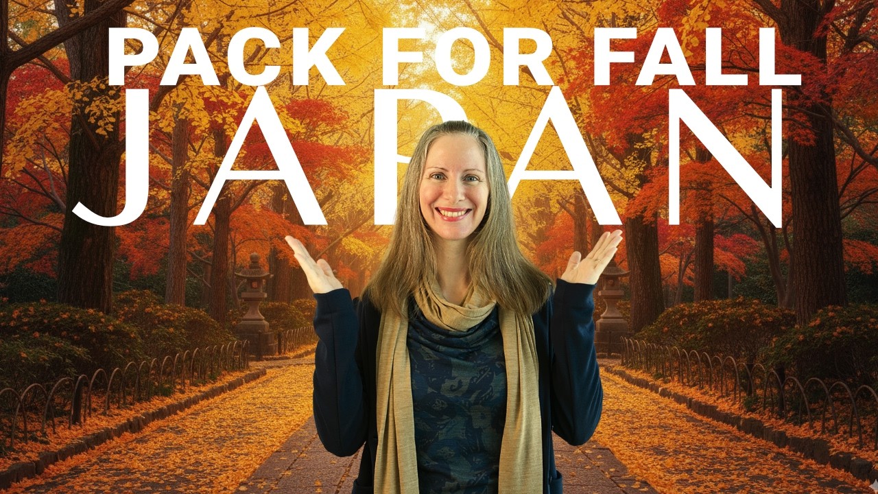 Japan Packing List for FALL CarryOn Only 🍁 What to Wear