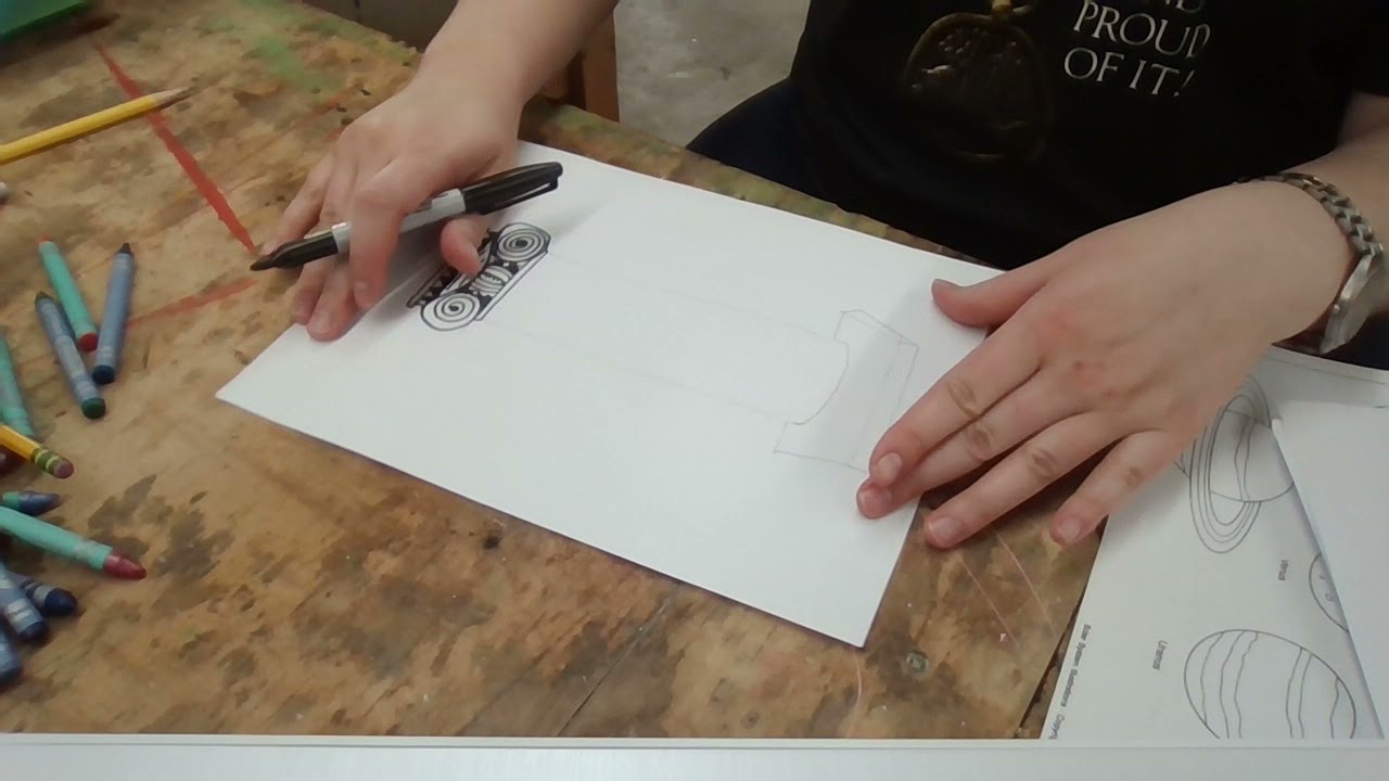 How To Draw an Ionic Column- 2nd grade