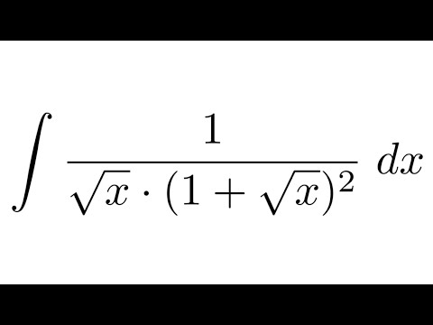 Integral of 1/(sqrt(x)*(1+sqrt(x))^2) - Integrals ForYou