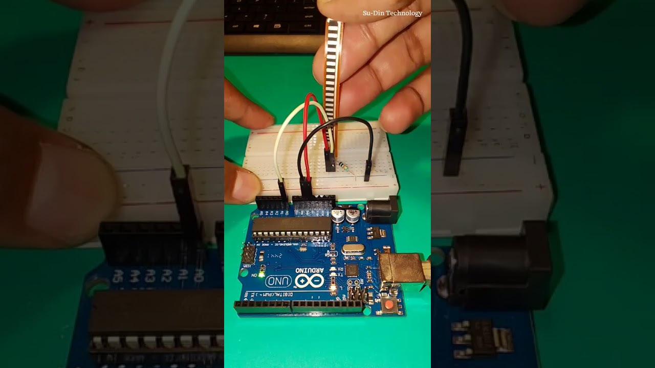 How to Interface Flex Sensor With Arduino #shorts #engineering #science