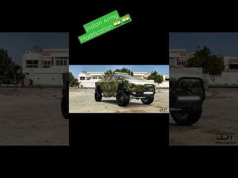 Tesla Cybertruck Indian army mod