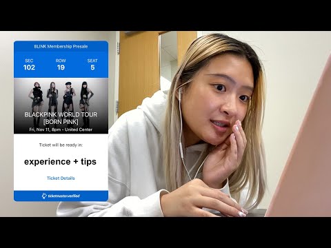 i finally got BLACKPINK concert tickets