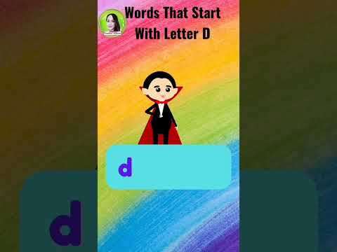 Words That Start With Letter D #shorts