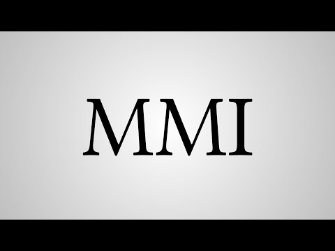 What Does "MMI" Stand For?