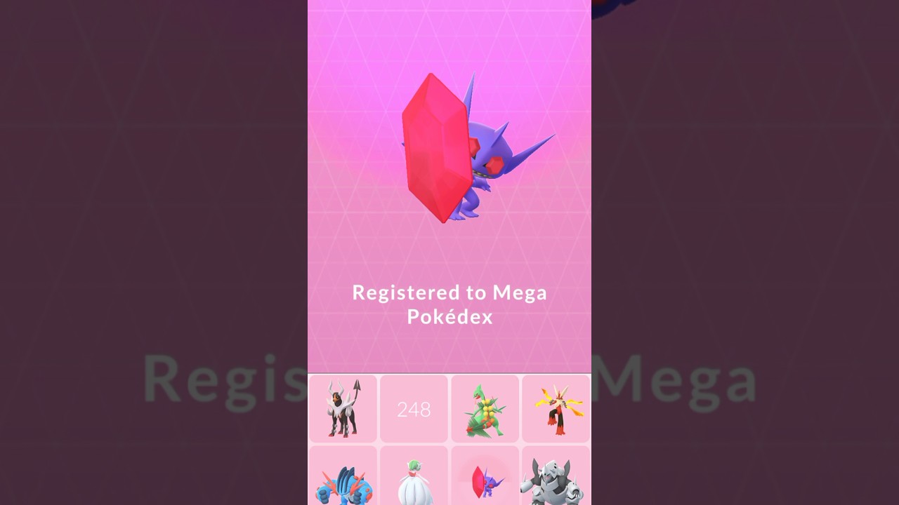 100% IV Sableye Mega Evolution in Pokemon Go #pokemongo #pokemon #megapokemon #megaevolution