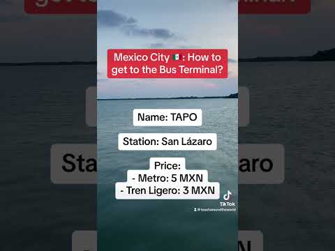México City 🇲🇽: How to get to the Bus Terminal #toucharoundtheworld #mexico #cdmx #mexicocity