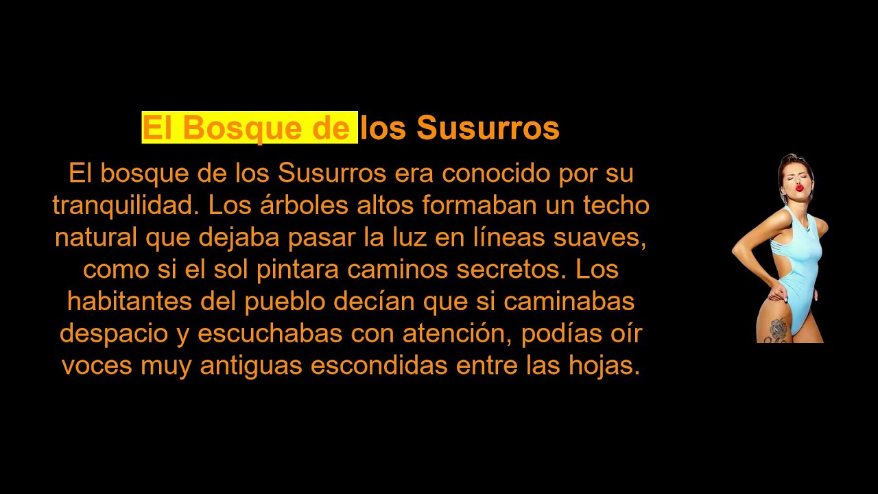 El Bosque de los Susurros  # learn spanish with simple story