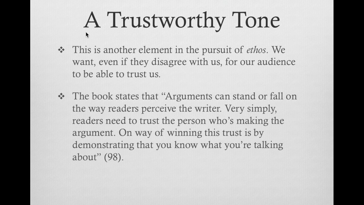 Argumentation Powerpoint Walkthrough