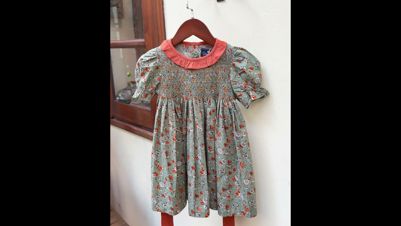 Bion Bea hand smocked dress for your girls #embroidery  #fashion  #girldress
