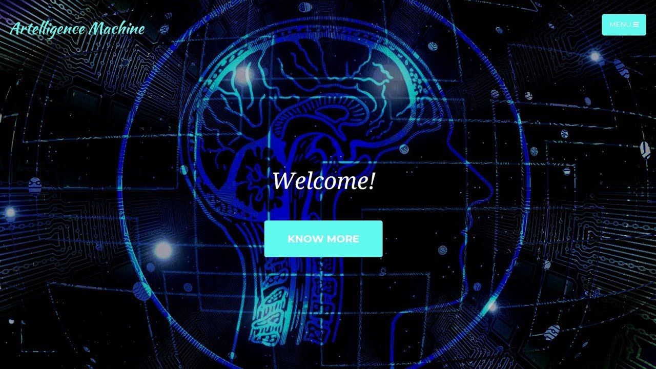 Web Development: ArtelligenceMachine using web2py framework