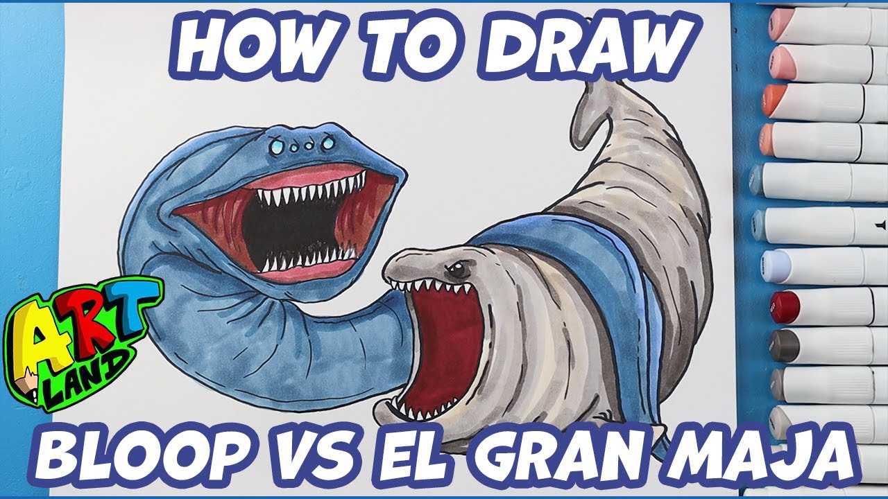 How to Draw Bloop vs El Gran Maja