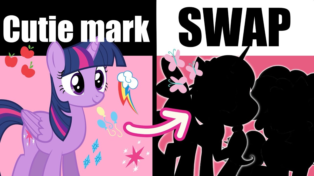 Swapping MLP Mane 6 Cutie Marks! 