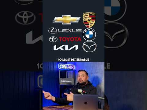 The 10 MOST DEPENDABLE Car Brands!