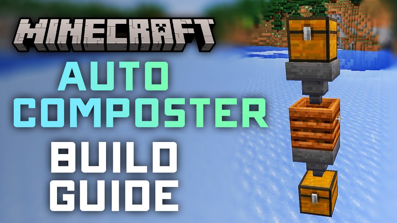 How to Create a Simple & Easy Automatic Composter in Minecraft Java 1.21