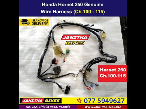 Honda Hornet 250 Genuine Wire Harness (Ch.100-115) | JANITHA BIKES -Japan Bike SpareParts -Sri Lanka