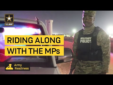 Riding Along With the MPs